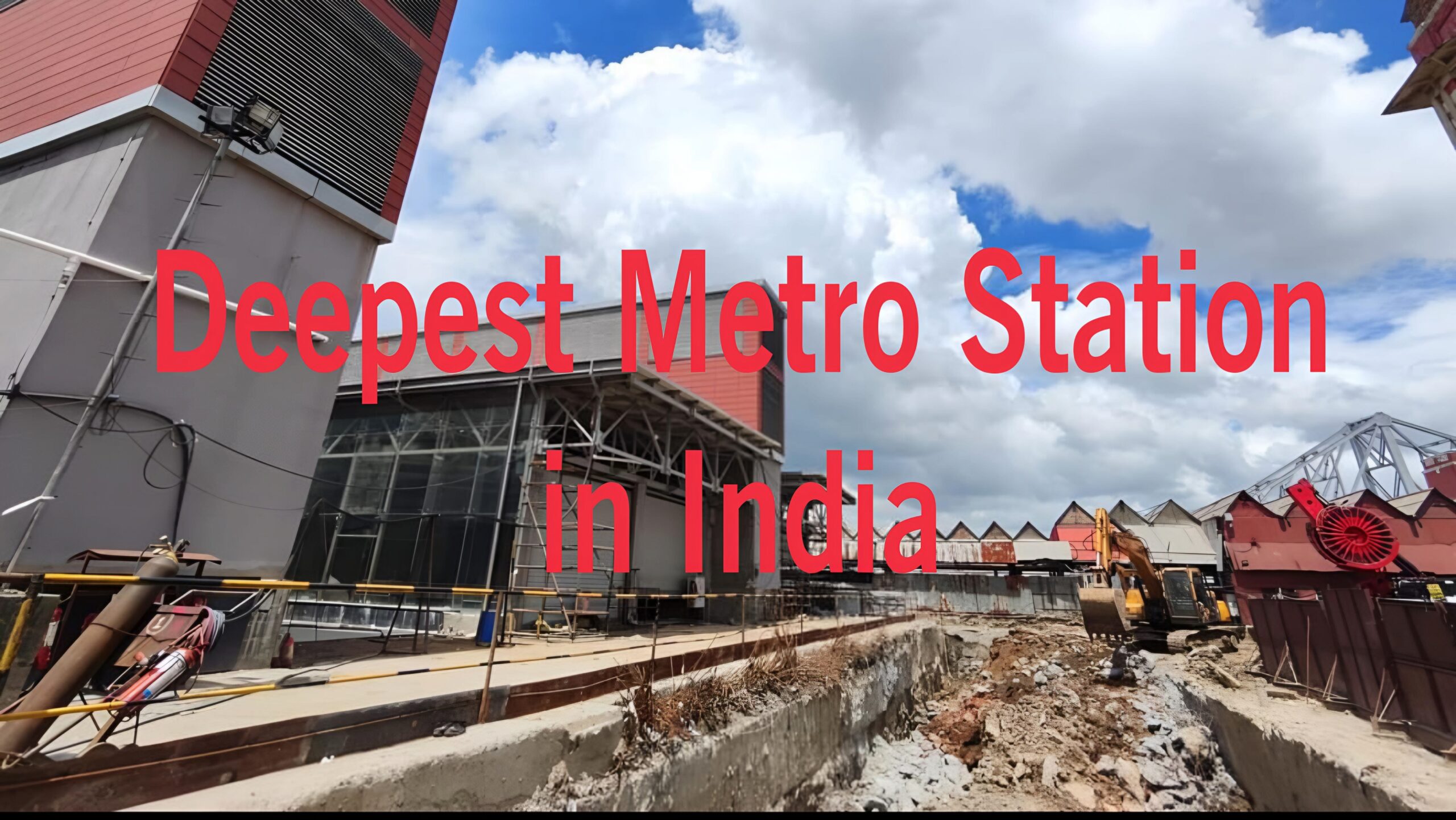 Deepest Metro Station in India Depth is More Than Height of 10 Floor ...