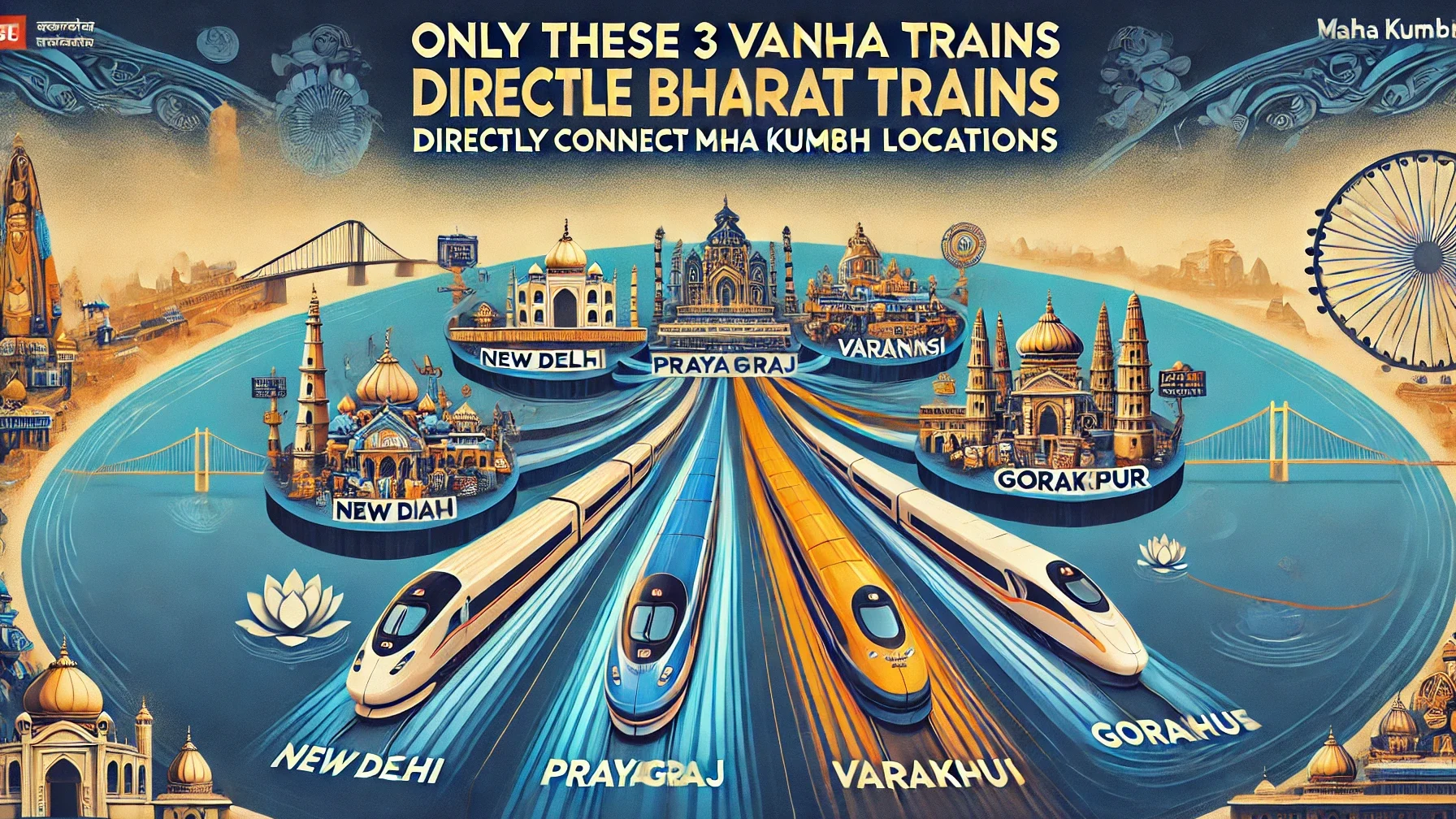 Only These 3 Vande Bharat Directly Connect Maha Kumbh Location